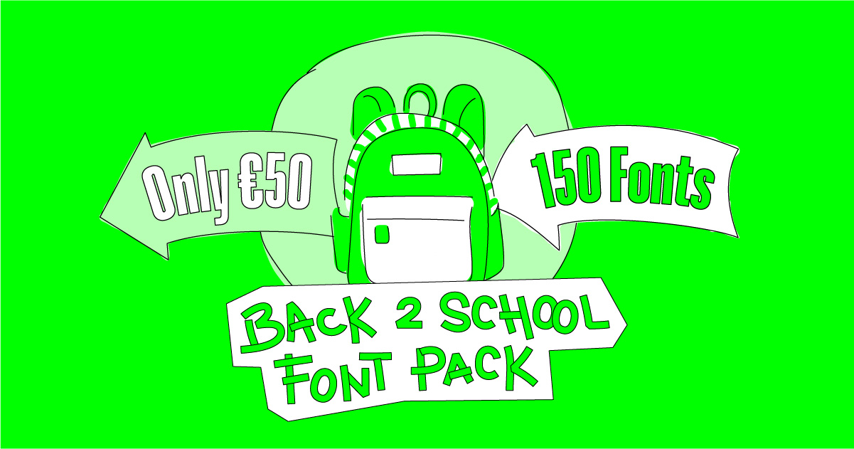 Back-to-School Font Pack